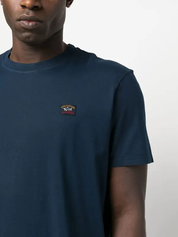 Paul & Shark Logo-patch Cotton T-shirt