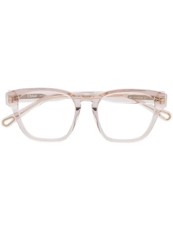 Chloé Logo Cat-eye Glasses - Pink