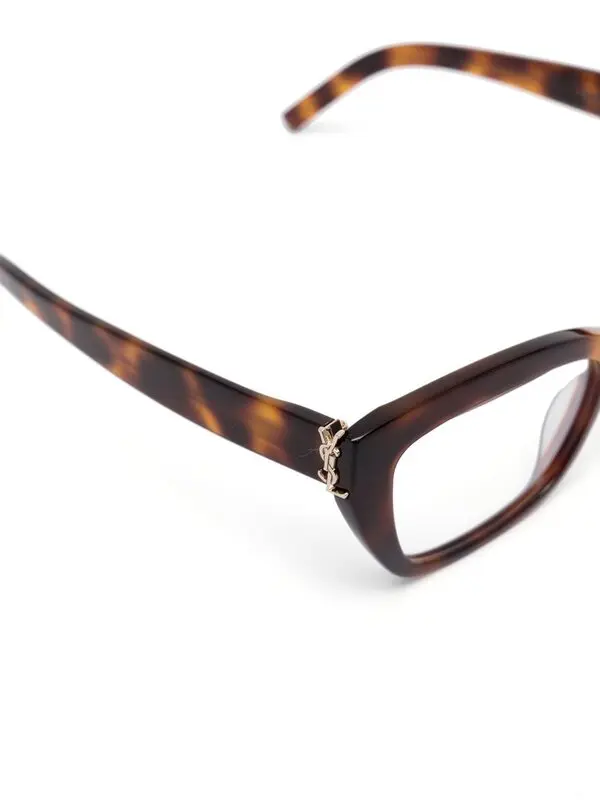 Saint Laurent Cat-eye Glasses - Brown
