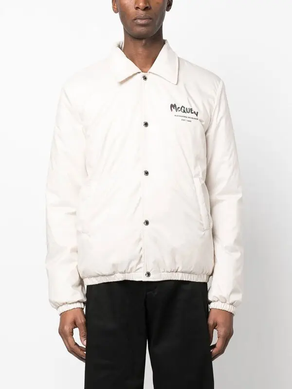 Alexander McQueen Logo-print Bomber Jacket