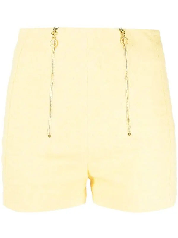 Patou Tailored Shorts - Yellow