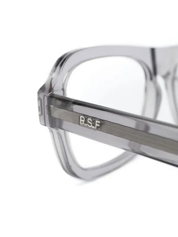 RETROSUPERFUTURE Transparent Rectangle-frame Glasses