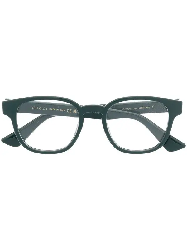 Gucci Square-frame Optical Glasses - Green