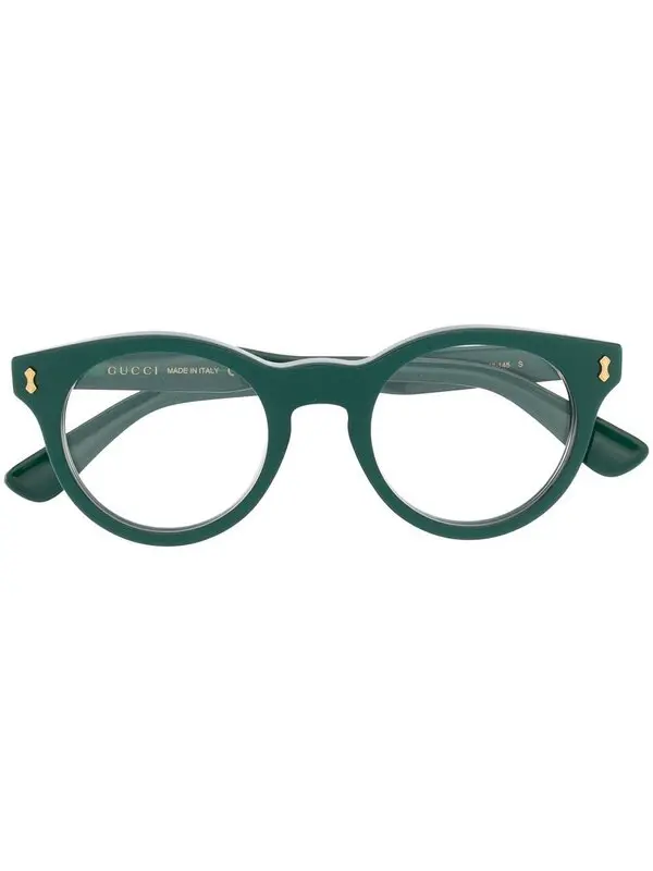 Gucci Wayfarer-frame Optical Glasses - Green