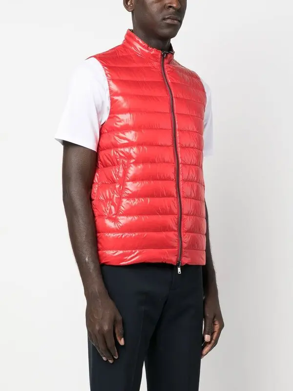 Herno Reversible Feather Down Waistcoat - Red