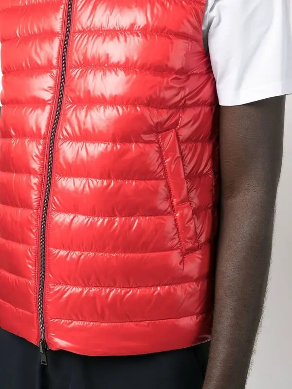 Herno Reversible Feather Down Waistcoat - Red