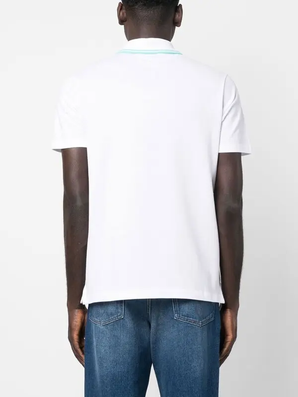 Paul & Shark Logo-print Polo Shirt - White