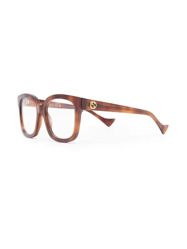 Gucci Tortoiseshell-effect Glasses