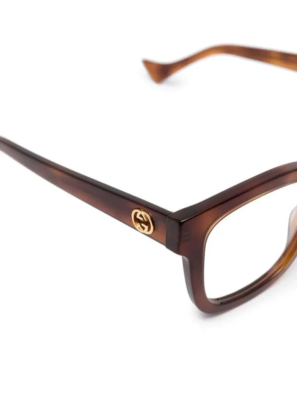 Gucci Tortoiseshell-effect Glasses