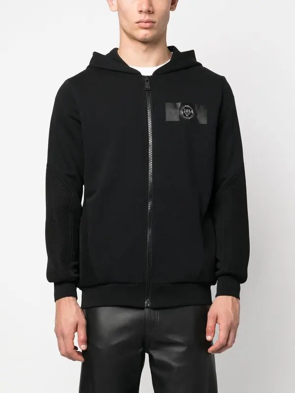 PLEIN SPORT Logo-patch Zipped Jacket