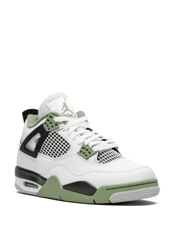 JORDAN Air Oil Green Sneakers - White
