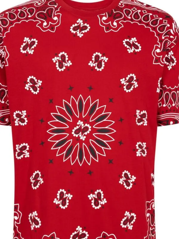 Supreme X Hanes Bandana Tagless Crew Neck T-shirt - Red
