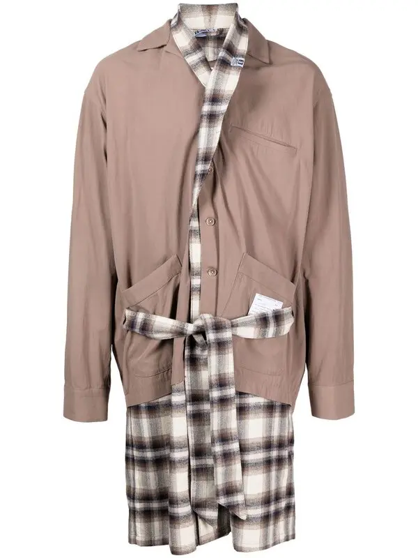 Mihara Yasuhiro Layered Shirt Coat