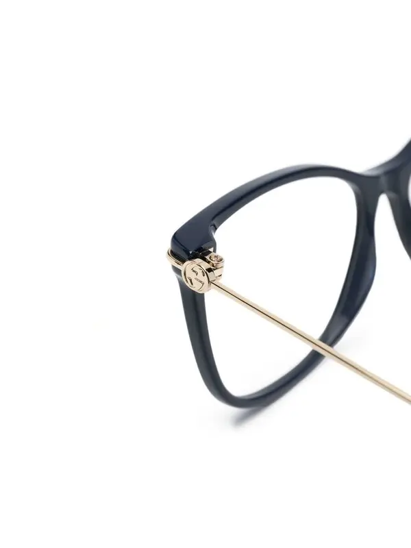 Gucci Logo-plaque Arm Eyeglasses