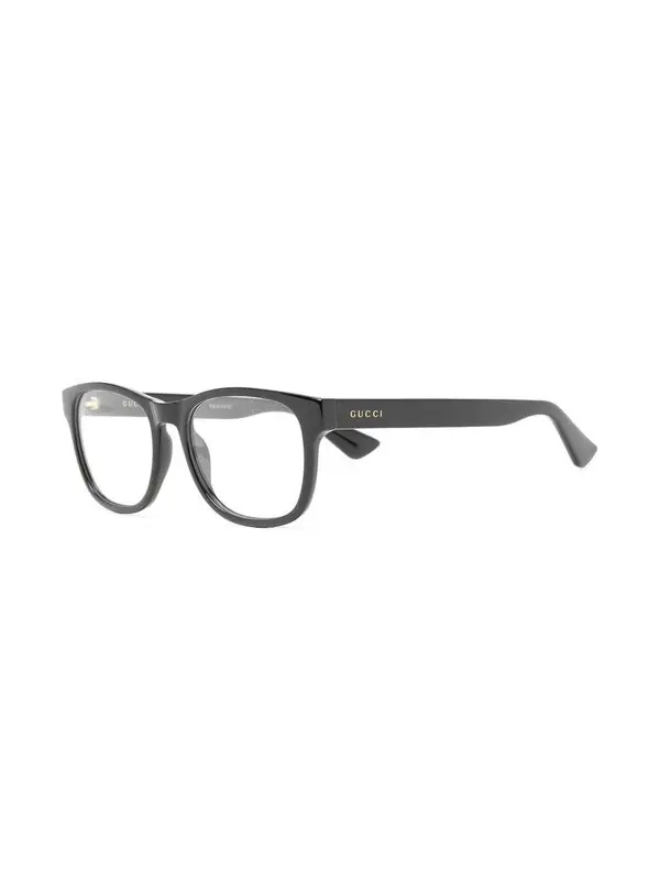 Gucci Logo Lettering Square Frame Glasses