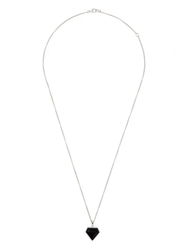 Mateo Pentagon Pendant Necklace - Silver