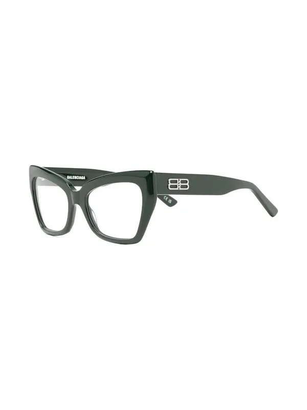 Balenciaga Cat-eye Frame Glasses - Green