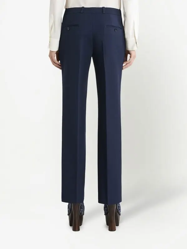 Etro Tailored Trousers With Pressed Crease