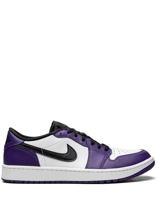 JORDAN Air 1 Low Golf Court Sneakers - Purple