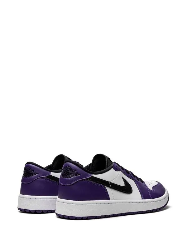 JORDAN Air 1 Low Golf Court Sneakers - Purple