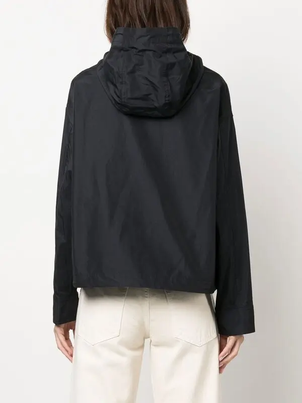 YVES SALOMON Zip-up Hooded Jacket
