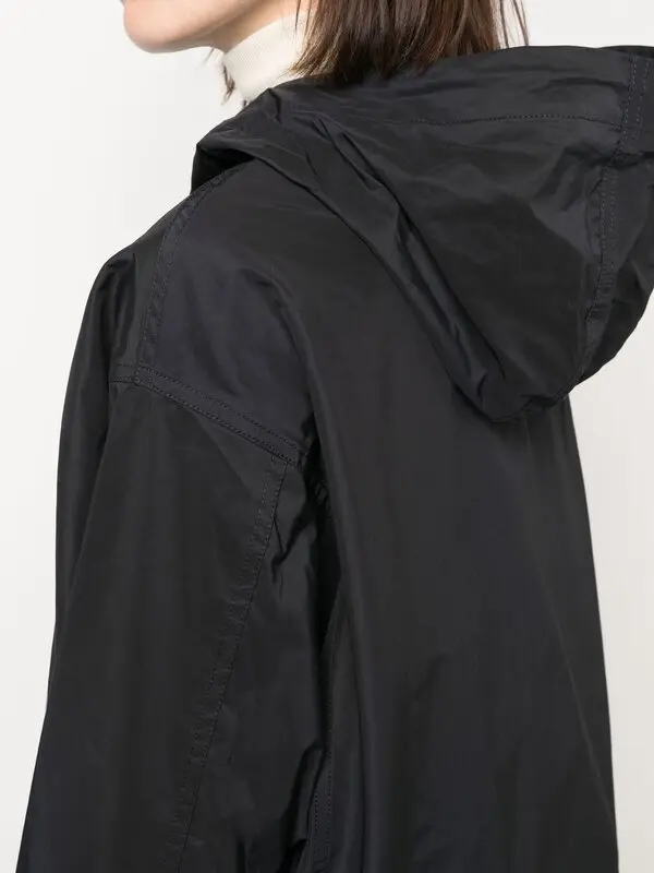 YVES SALOMON Zip-up Hooded Jacket