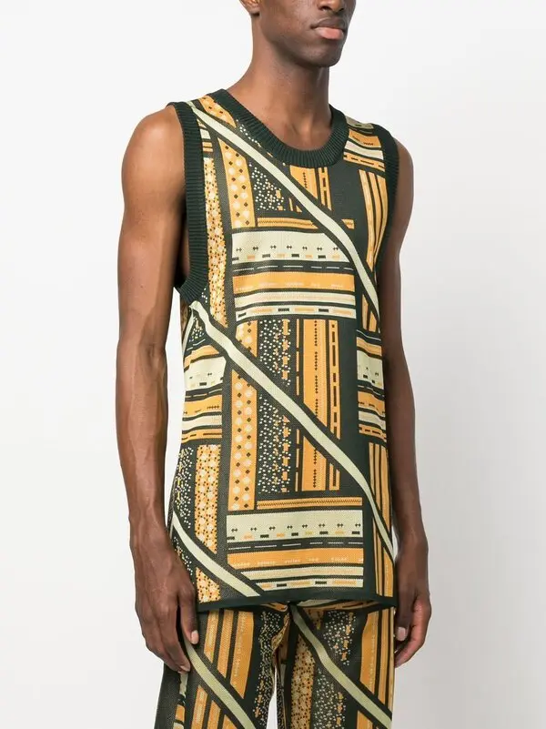 Ahluwalia Graphic-print Tank Top