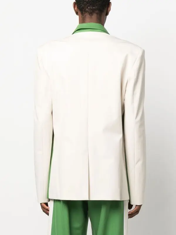Ahluwalia Colour-block Double-breasted Blazer