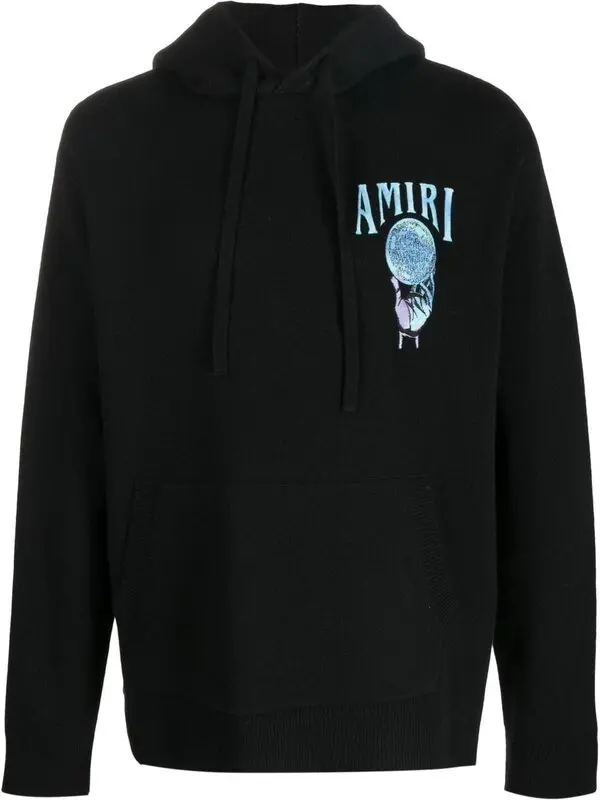 Amiri Graphic-embroidered Cotton Hoodie