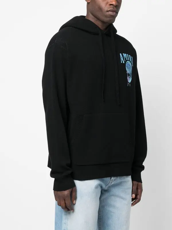 Amiri Graphic-embroidered Cotton Hoodie