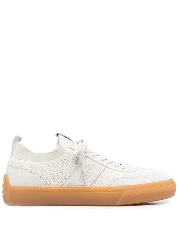 TOD'S Suede Panelled Low-top Sneakers
