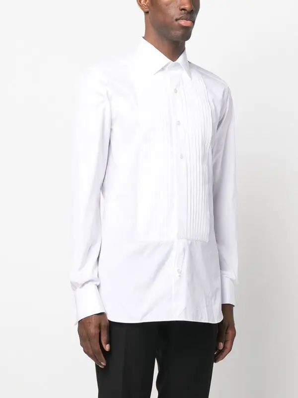 TOM FORD Pleat-detail Cotton Shirt