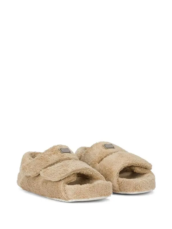 Dolce & Gabbana Faux-fur Sandals