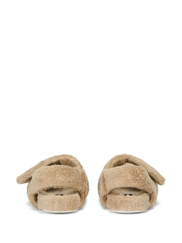 Dolce & Gabbana Faux-fur Sandals