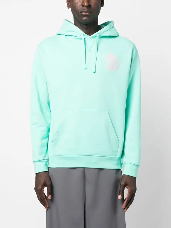 OBJECTS IV LIFE Abstract-print Organic Cotton Hoodie