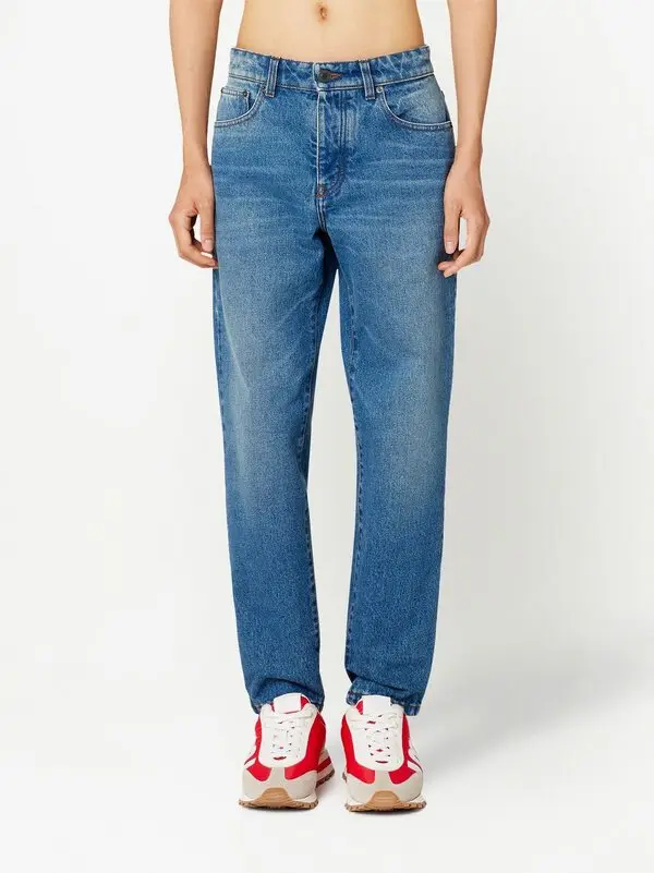 Ami Mid-rise Straight-leg Jeans