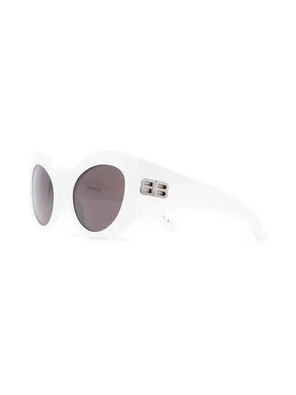Balenciaga Hourglass Round Sunglasses