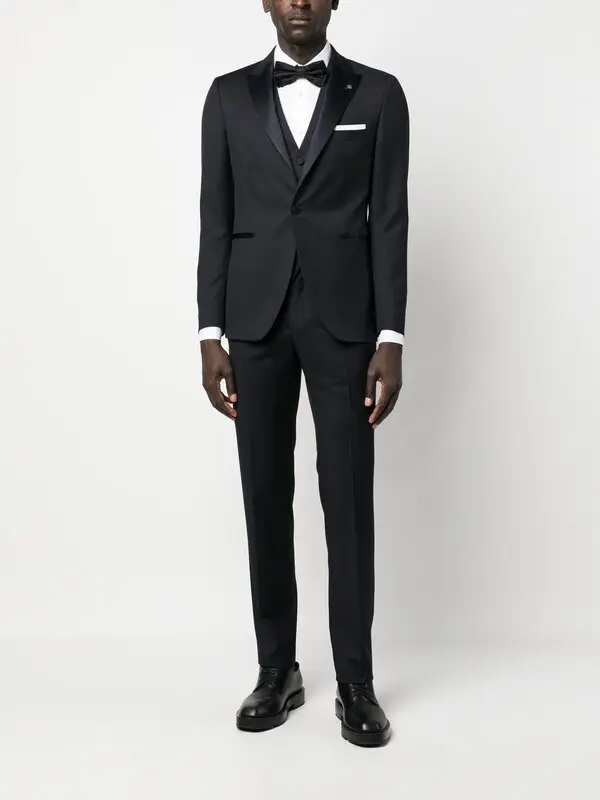 Tagliatore Single-breasted Tuxedo Suit - Blue