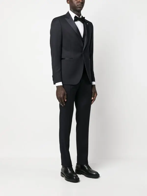 Tagliatore Single-breasted Tuxedo Suit - Blue