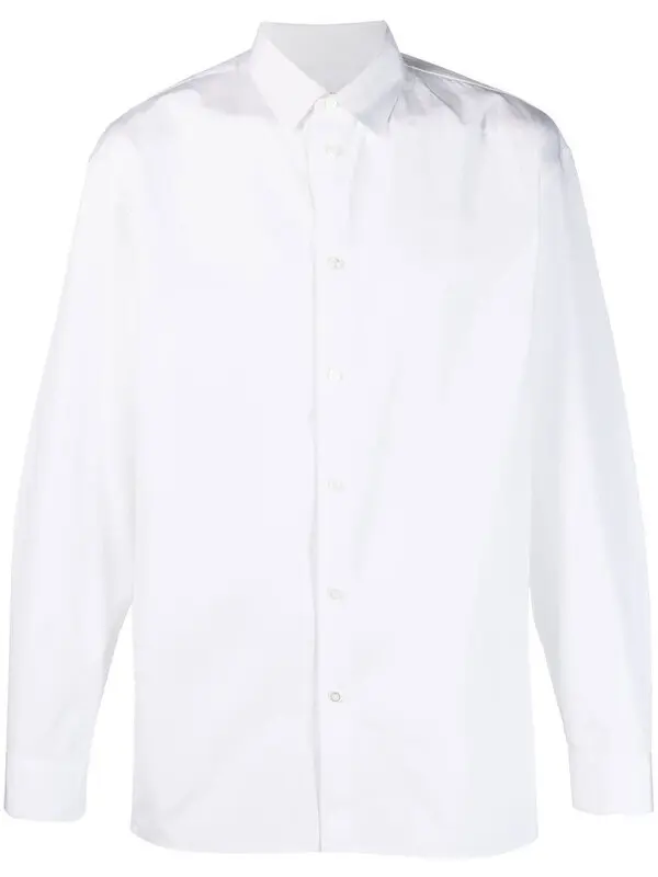 JIL SANDER Classic Button-up Long Sleeve Shirt - White