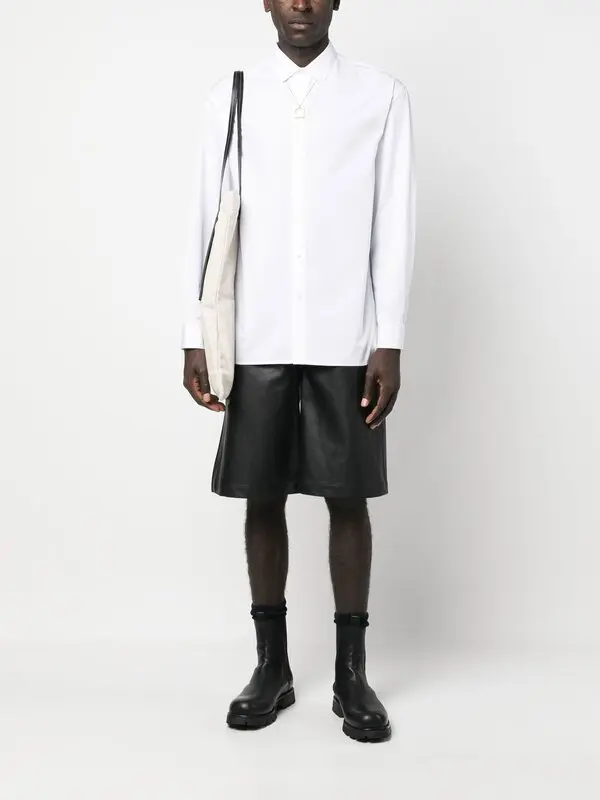 JIL SANDER Classic Button-up Long Sleeve Shirt - White