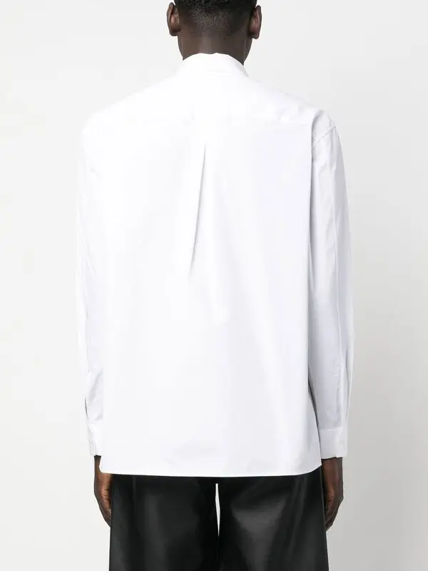 JIL SANDER Classic Button-up Long Sleeve Shirt - White