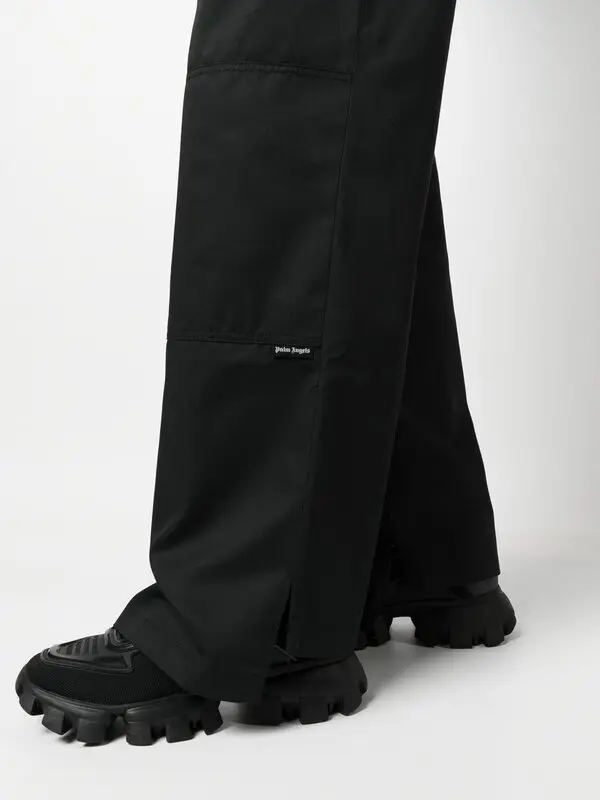 Palm Angels Reversed Waistband Chino Trousers