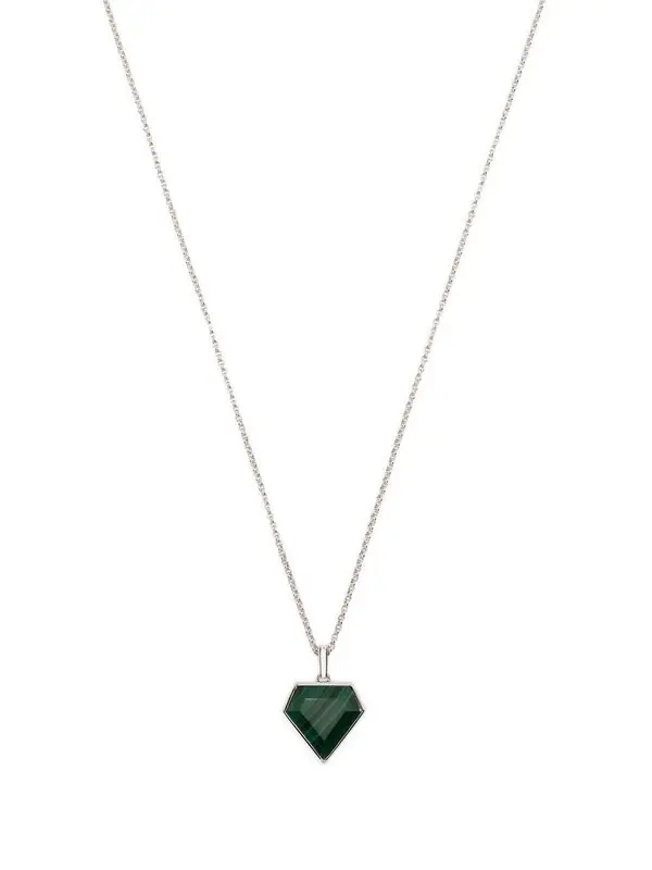 Mateo Heart Pendant Necklace - Green