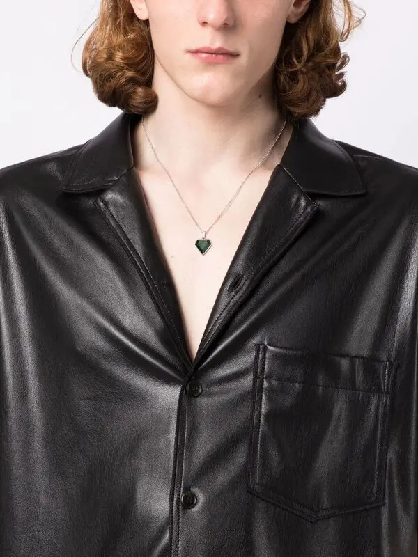 Mateo Heart Pendant Necklace - Green