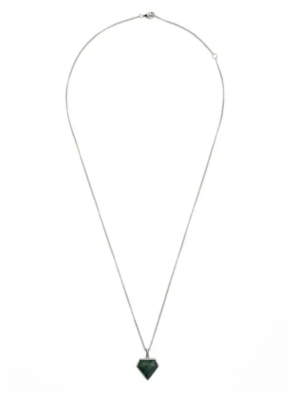 Mateo Heart Pendant Necklace - Green