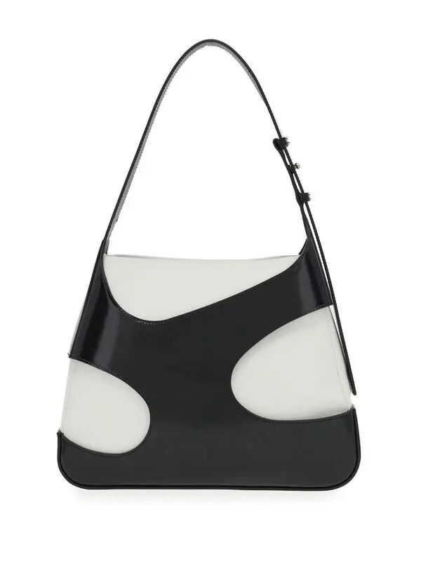 FERRAGAMO Cut-out Detail Shoulder Bag - Black