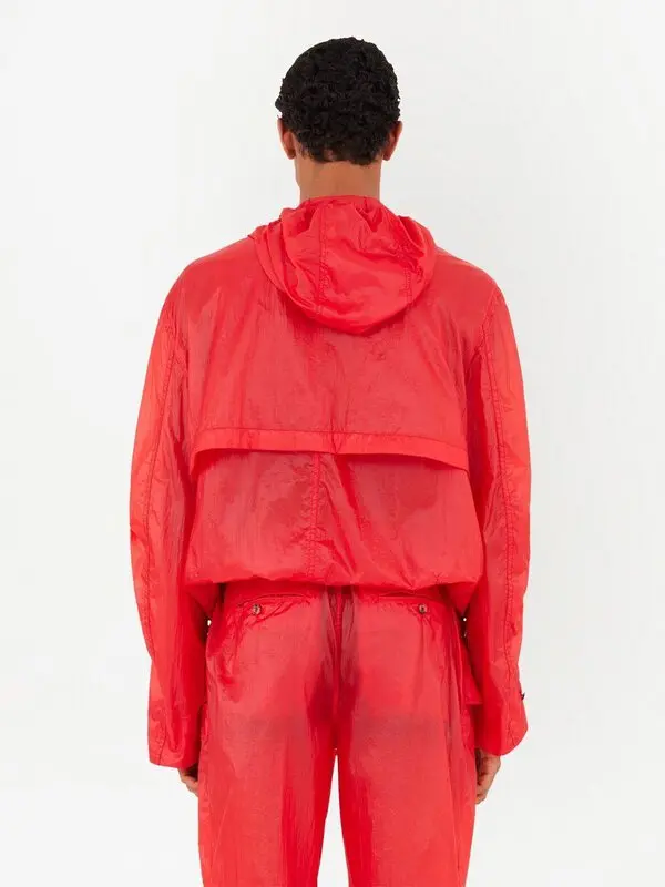 FERRAGAMO Four-pocket Hooded Jacket - Red