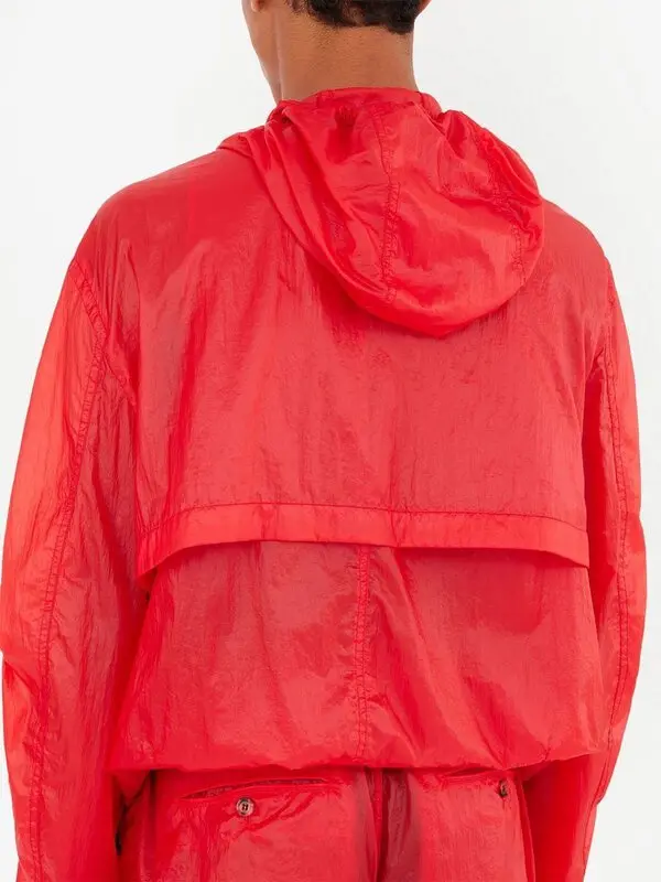 FERRAGAMO Four-pocket Hooded Jacket - Red