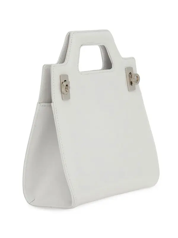 FERRAGAMO Top-handle Leather Mini Bag